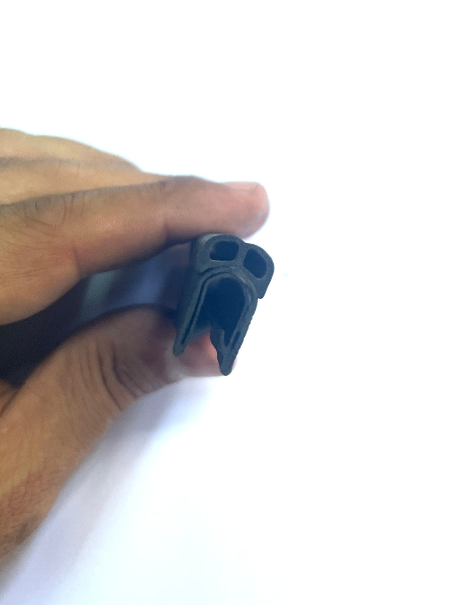 Trim seal with Top bulb, fits 1/4 inch edge thickness, 1/4 to bulb hei ...